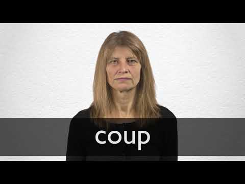 How to pronounce COUP in British English