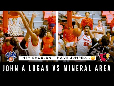 TWO POSTER DUNKS IN ONE GAME!!! | MINERAL AREA vs JOHN A LOGAN HIGHLIGHTS