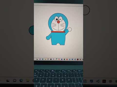 A code to draw Doraemon using the turtle programing in python 😊 ##Doraemon##
