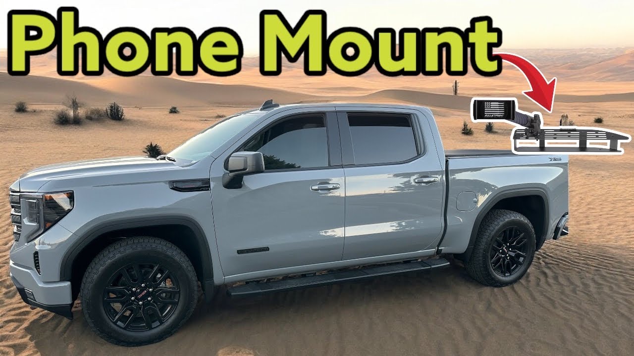 2024 GMC Sierra 1500 Elevation Heavy Duty Phone Mount Solution | BulletPoint