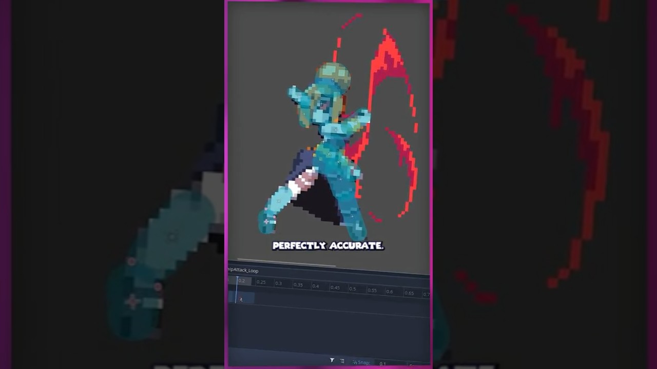 Game Dev Secrets: A Simple Hitbox Trick! #indiegamedev #gamedev