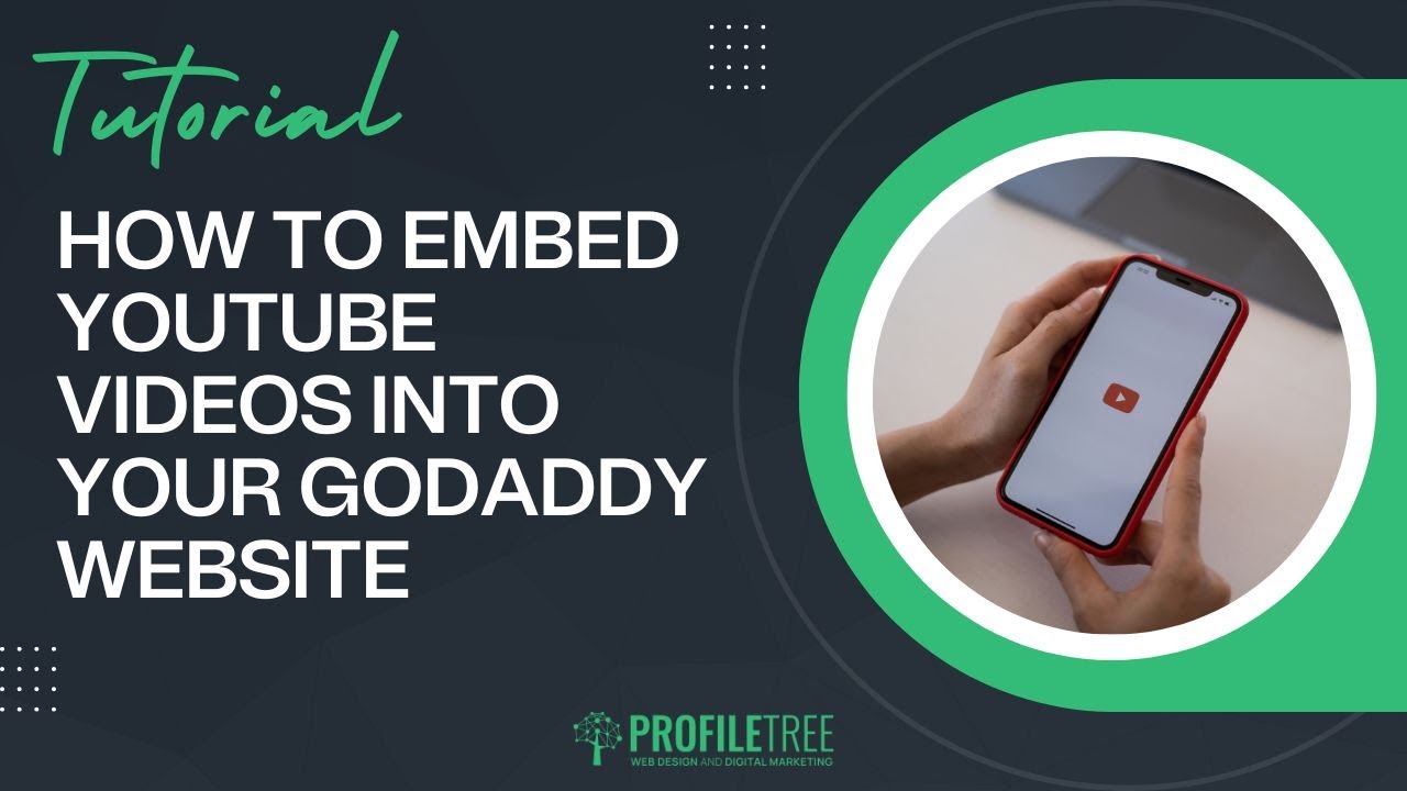 How to Embed YouTube Videos Into Your GoDaddy Website | GoDaddy | GoDaddy Tutorial