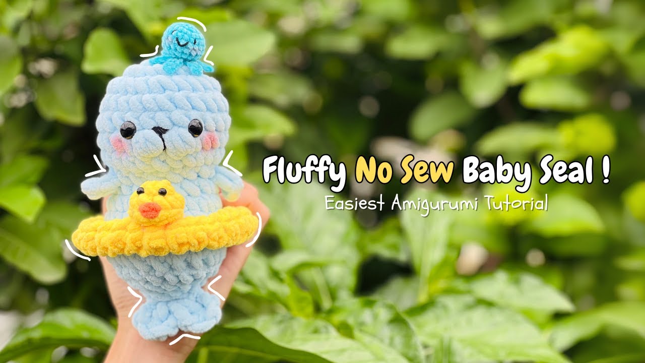 No-Sew Crochet Seal (Amigurumi) - FREE Pattern!