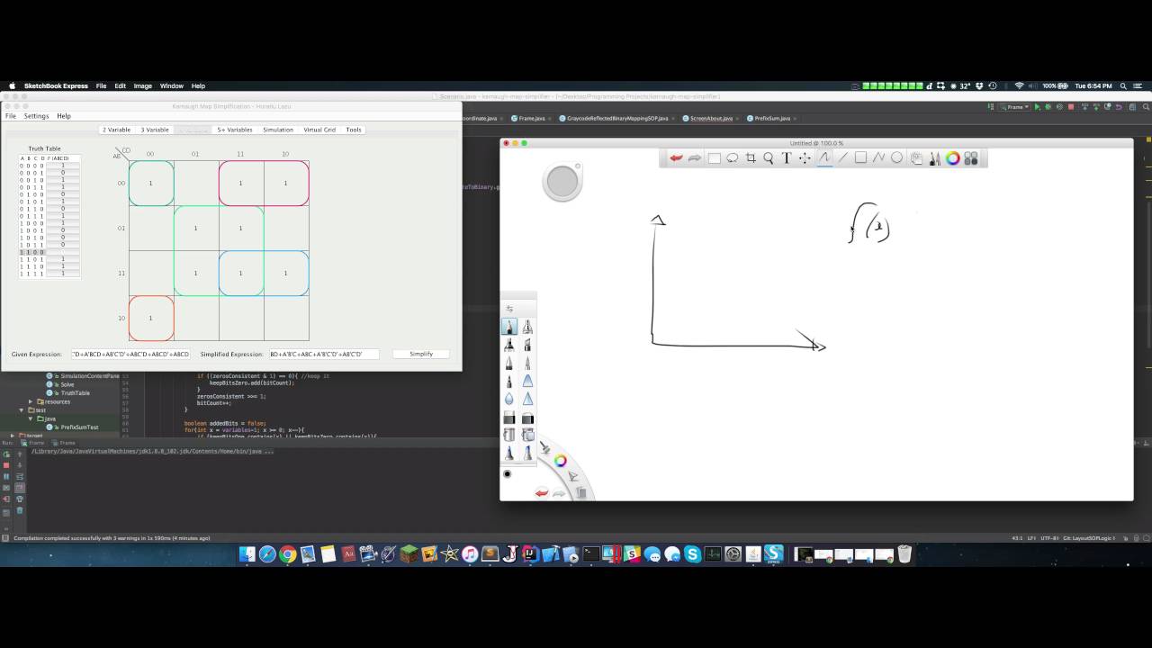 Karnaugh Map Software - Boolean Algebra Simplification