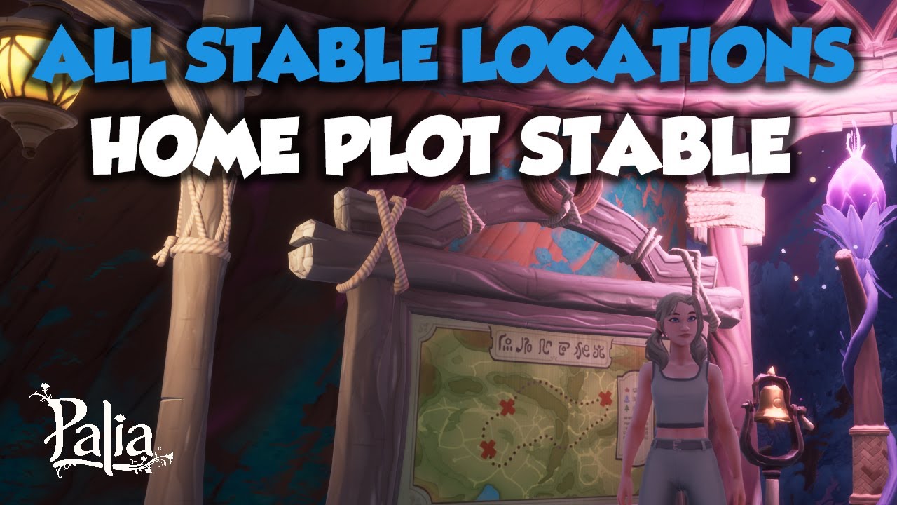 Palia All STABLE LOCATIONS in Elderwood and YOUR OWN STABLE SIGN for your HOME PLOT