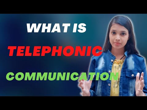 What is Telephonic Communication and its Characteristic in Hindi