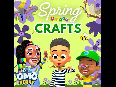 🌸 ✂️ 🌸 Spring Craft Ideas: Let's Get Crafty With OmoBerry #fiveminutecraft #kidscrafts