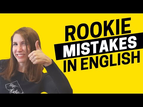 2301 - Rookie Mistakes in English