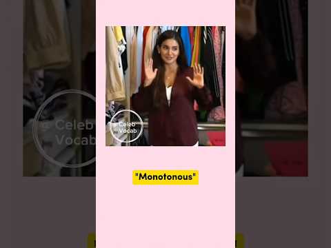 'Monotonous' Meaning | Words In English | Learn English With Mukti Mohan #LearnEnglish