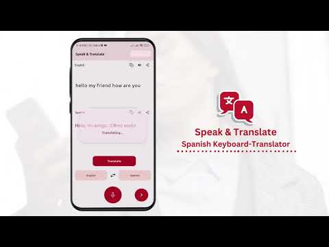 Spanish Keyboard | English to Spanish Translator [1.10] #keyboard #languagetranslation #spanish