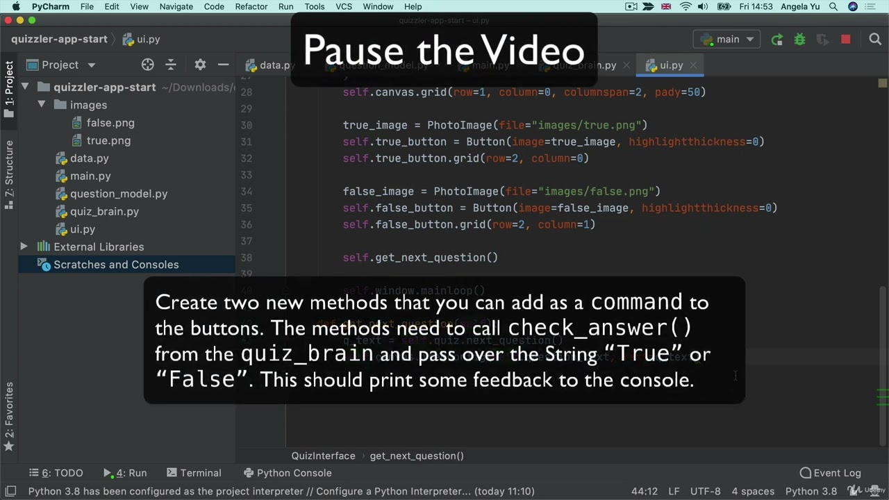 Check the Answer | 100 Days of Code: The Complete Python Pro Bootcamp for 2022