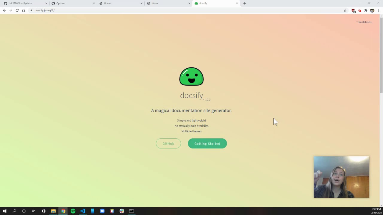 How to use Docsify create a your own website in 5 Minutes!