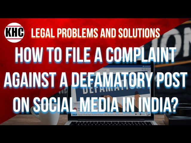 Navigating Defamation on Social Media: A Guide to Filing Complaints in ...