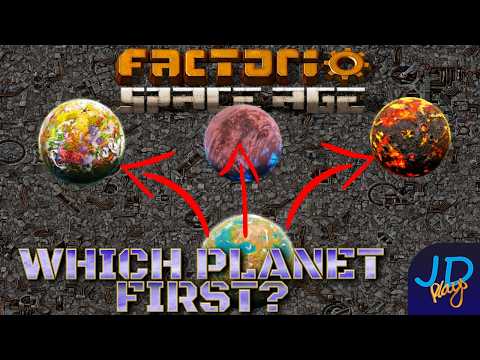 Which PLANET should YOU visit FIRST? ⚙️ Factorio Space Age ???? Lets Play, Walkthrough, Tutorial