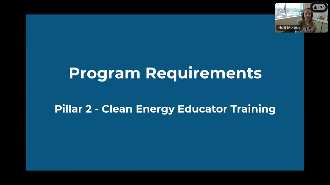 RFP 6118 Clean Energy Career Awareness Program Informational Webinar