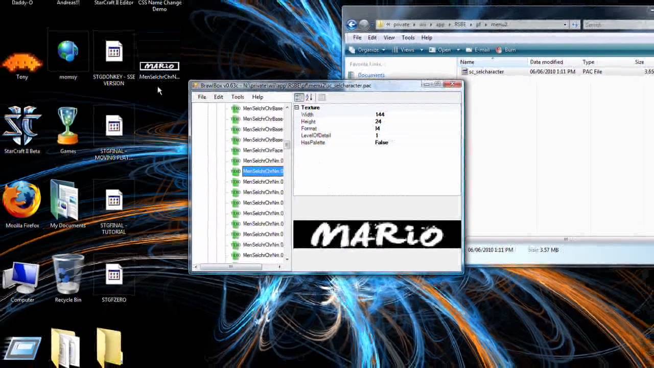Brawl Modding Tutorial - Changing CSS Names