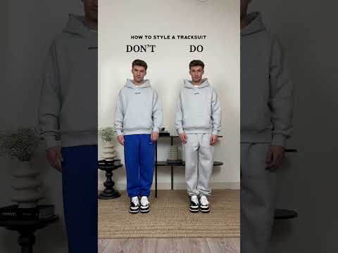 HOW TO STYLE A TRACKSUIT (MENS) 😱 Do you agree? Save for later for #shorts #menswear #stylingtips