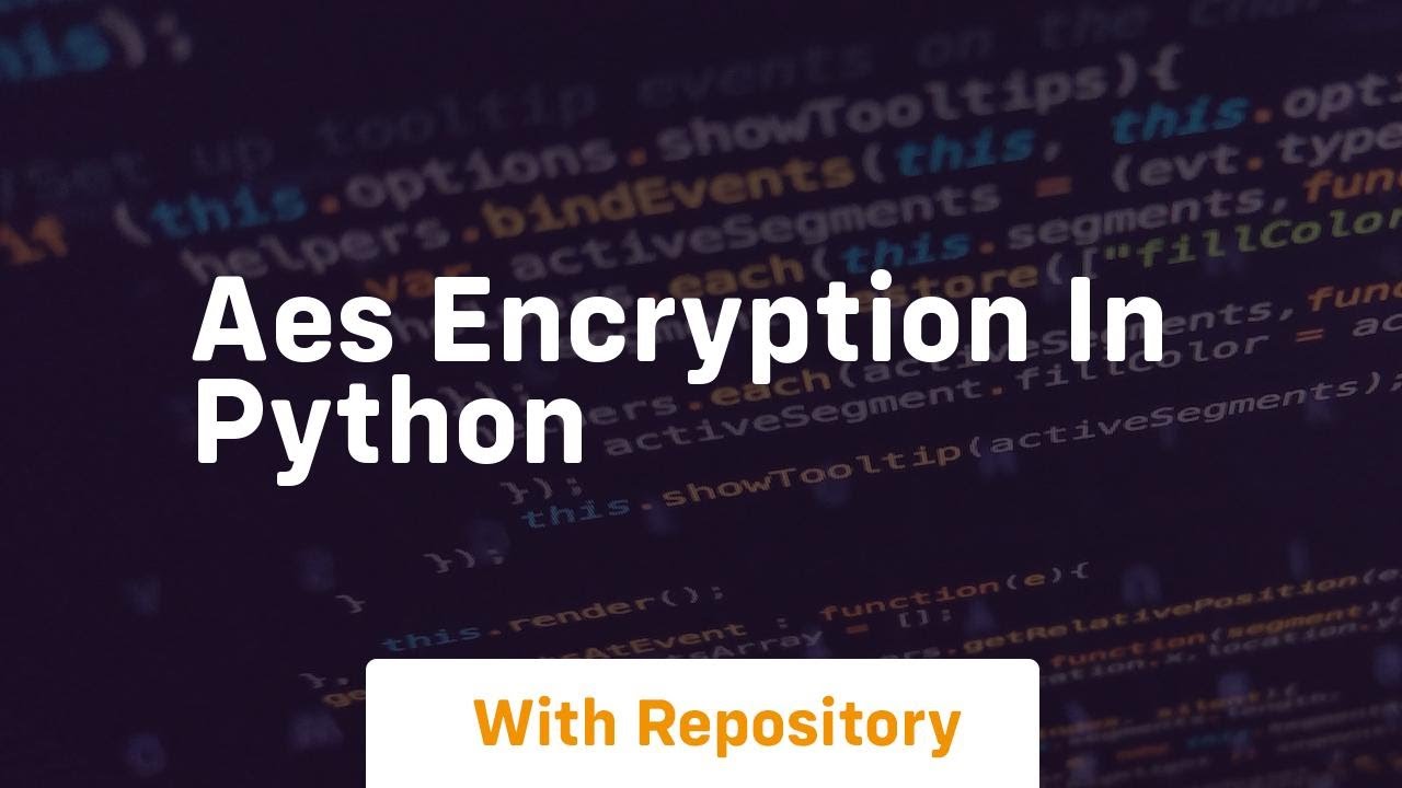 aes encryption in python