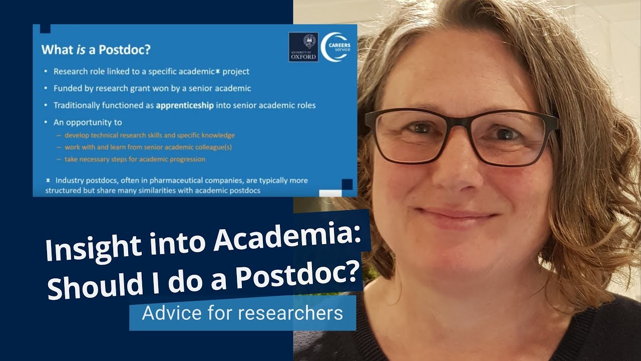 Insight into Academia: Should I do a Postdoc?