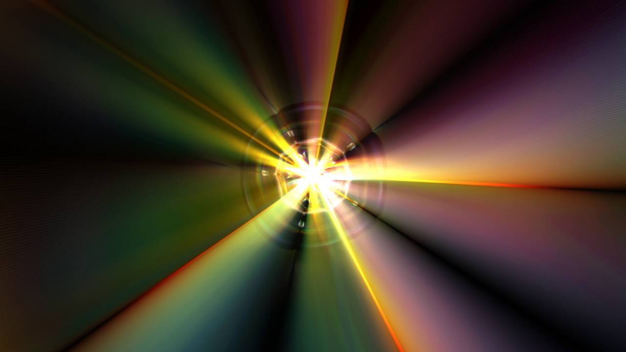 4K Colorful Sun Rays Animated Wallpaper Seamless Loop 2160p