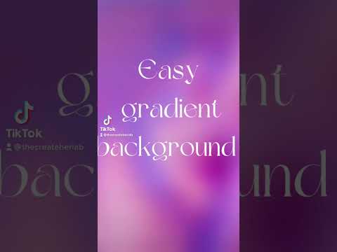 Easy Gradient Background using Canva✨