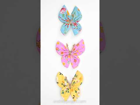 DIY Fabric Butterflies 🦋 🦋🦋
