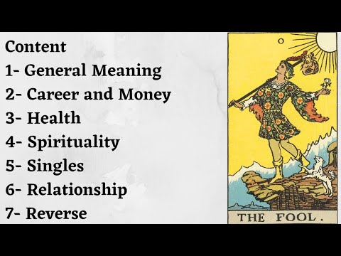 The Fool Tarot Meaning in Hindi | Interpretation of The Fool Card #majorarcana #tarotandoraclespace