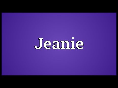 Jeanie Meaning