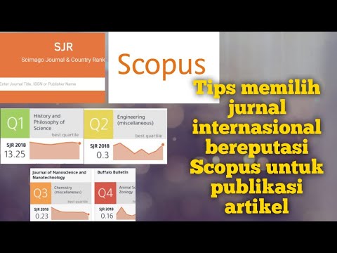 Cara submit artikel ke jurnal terindeks Scopus