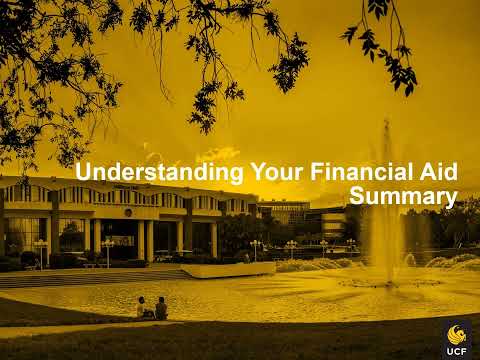 Understanding Your UCF Financial Aid Summary