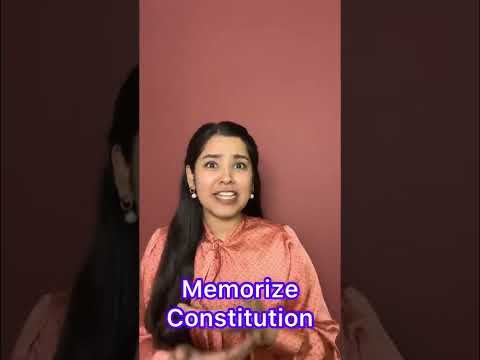 Tricks for Indian Constitution