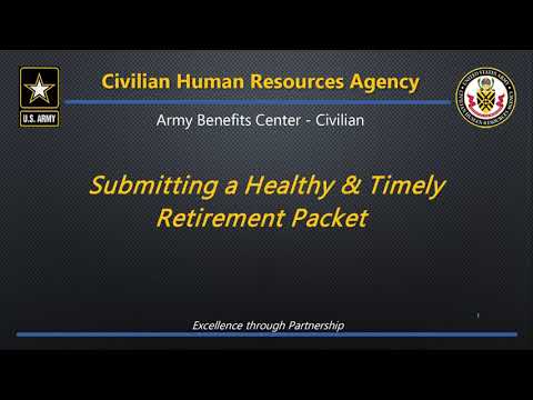 Submitting a Healthy & Timely Retirement Packet