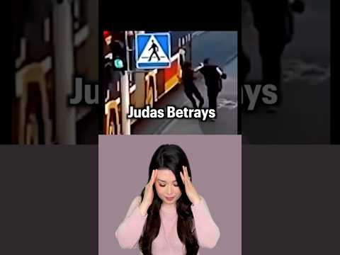 ⬆️ Jesus Saves vs. Judas Betrays‼️😵 #jesus #heaven #hell #shorts