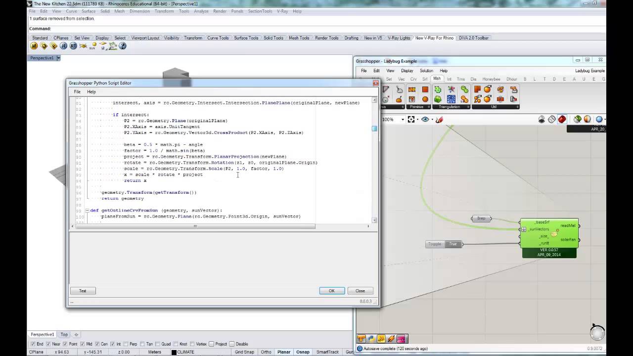 Editing the Code In Ladybug