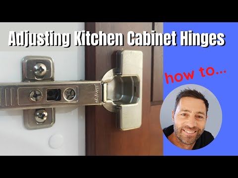 How to adjust kitchen cabinet doors that wonβt close