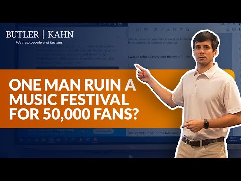Did One Man Ruin a Music Festival for 50,000 Fans?