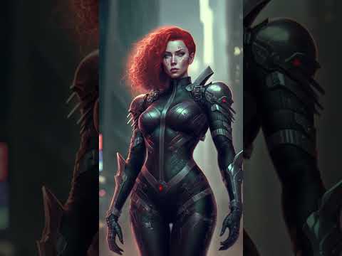 AI art created images with midjourney - Marvel Super Heroes in the Future #shorts