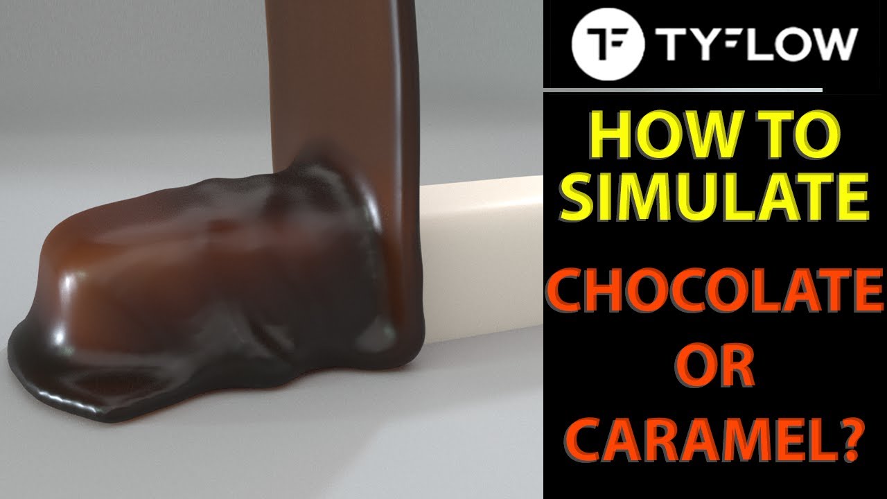 Viscous liquid only with tyFlow - 3DMax | Easy