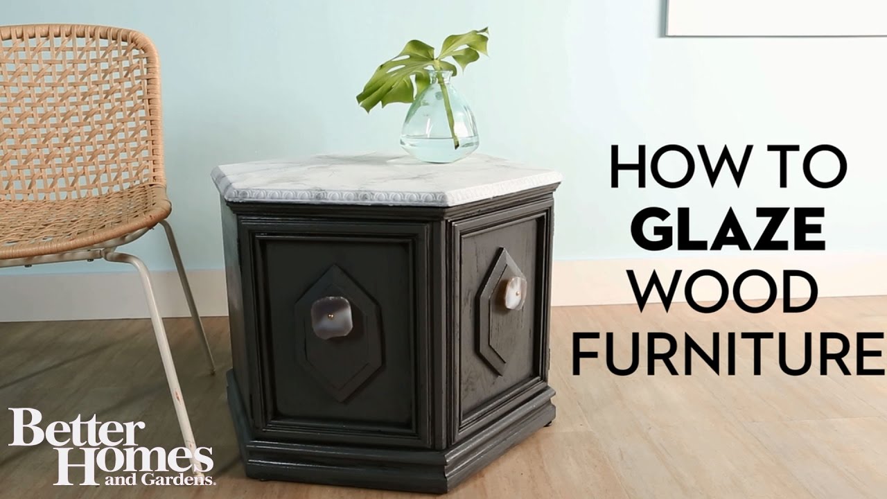 How to Glaze Furniture Details