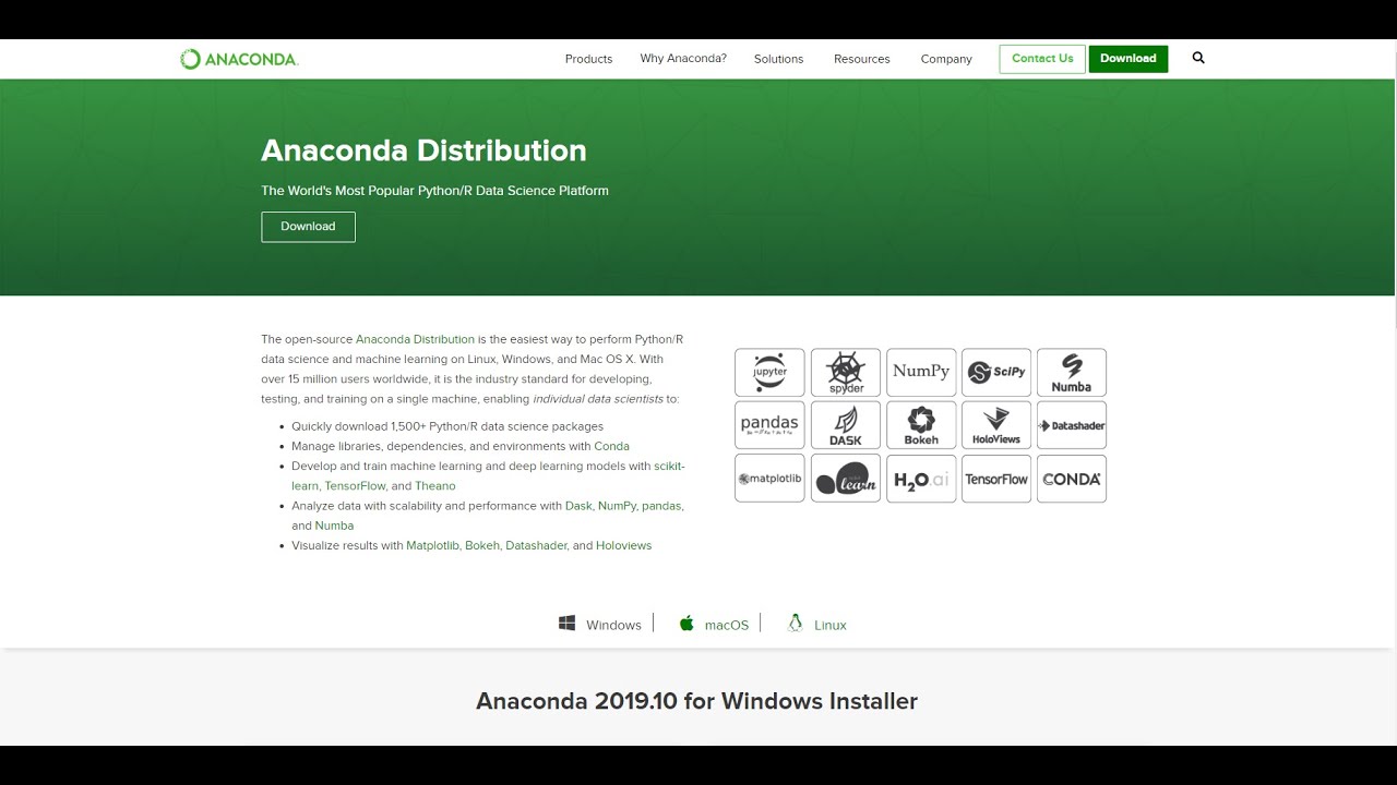 Installing Python 3.7 - Anaconda