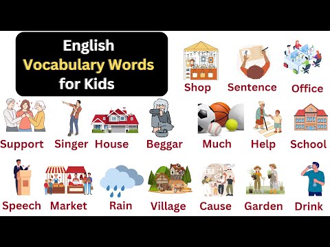 English Vocabulary Words – Learn English for Kids – Educational Video