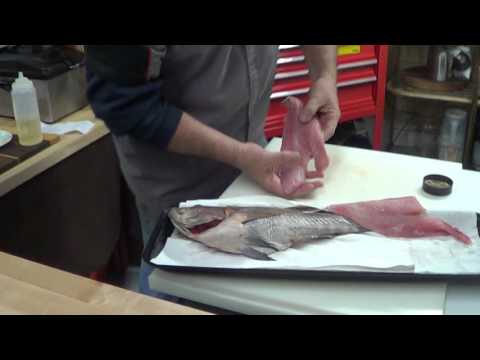 Specialty Produce farmers market bag, GOLD SPOT BASS