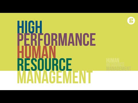High Performance Human Resource Management