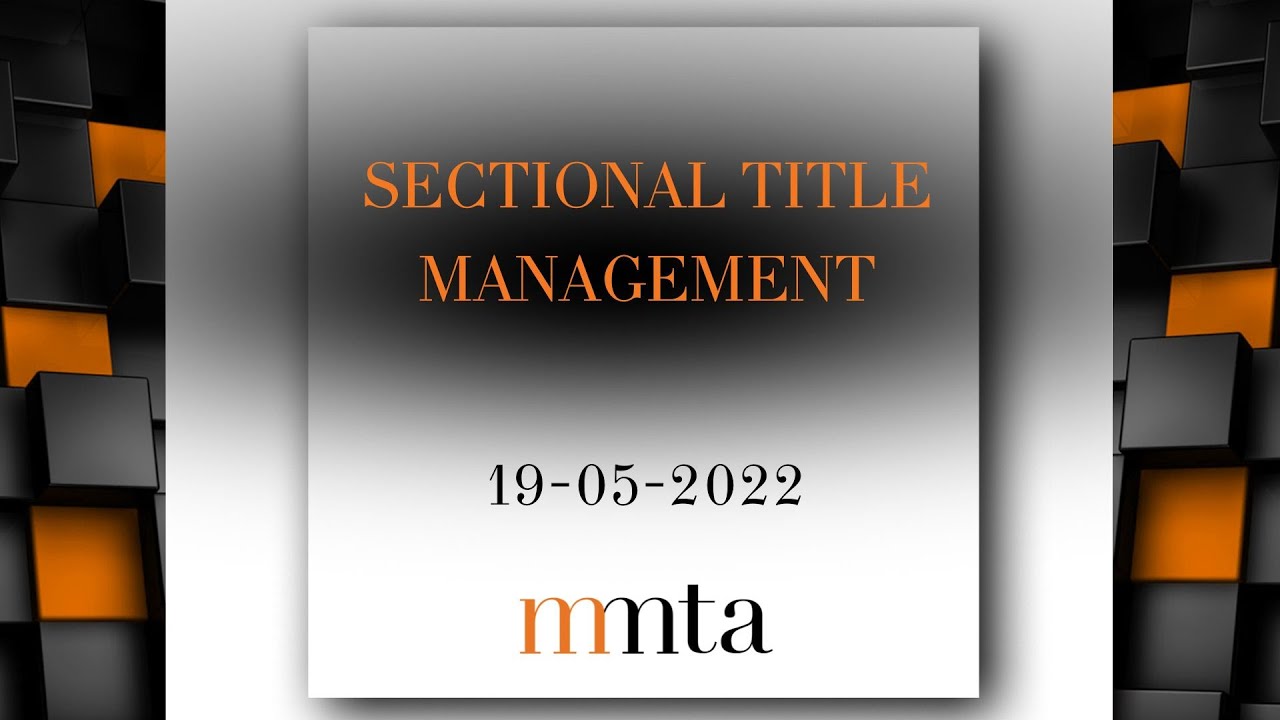 Sectional Title Management - Robert Krautkramer | Miltons Matsemela