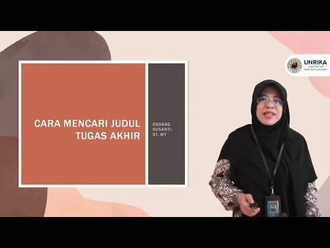 Kuliah Prodi Teknik Elektro | Cara Mencari Judul Tugas Akhir | Endang Susanti, S.T., M.T