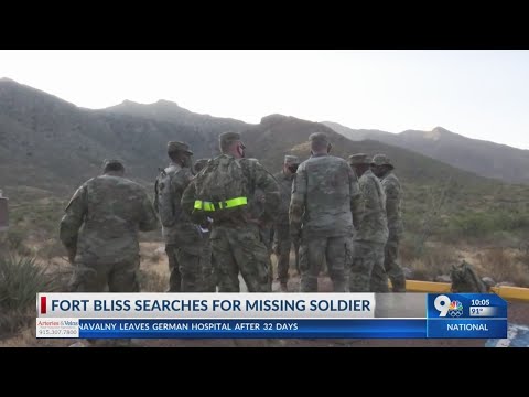 Fort Bliss searches for missing soldier