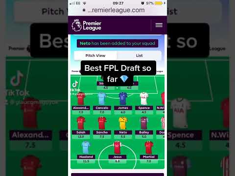 Best #FPL Team So far #fyp #fypシ #gaming #fantasyfootball #fantasypremierleague #free #ronaldo