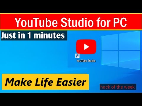 how to install youtube creater studio in windows PC laptop