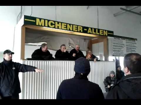 Michener Allen auction Funny Time "car was increase by 5 dollars "