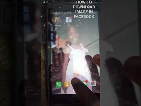 how to download image in Facebook